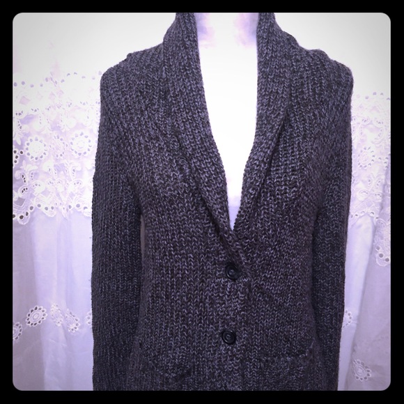 Decree | Sweaters | Nice Gray Black Knit Sweater | Poshmark